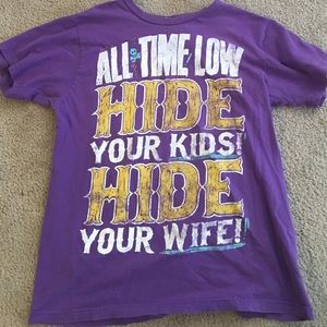 Hot Topic | Shirts | All Time Low Shirt | Poshmark